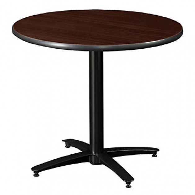 Round Break Room Table with Arched Base - 30 | AOLI | Atlanta Office ...