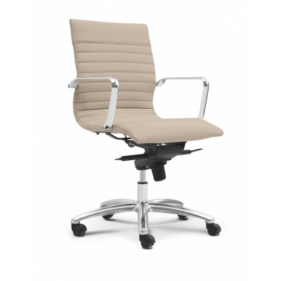 Zetti Mid Back Executive Leather Chair | Office Chairs AOLI | Atlanta ...