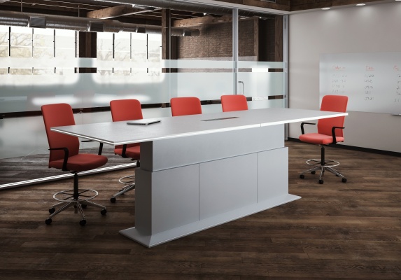 Lugano Height Adjustable Conference Tables | AOLI | Atlanta Office ...