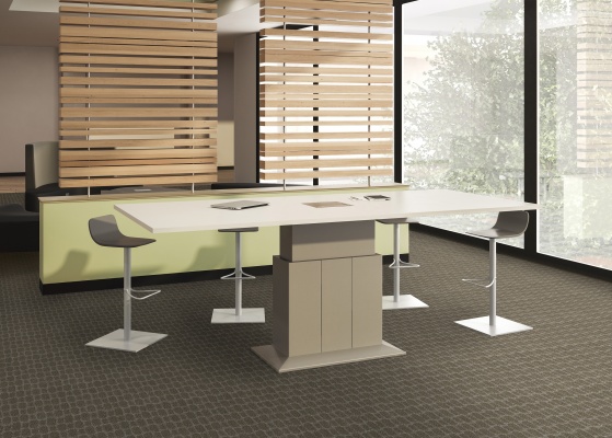 Lugano Height Adjustable Conference Tables | AOLI | Atlanta Office ...