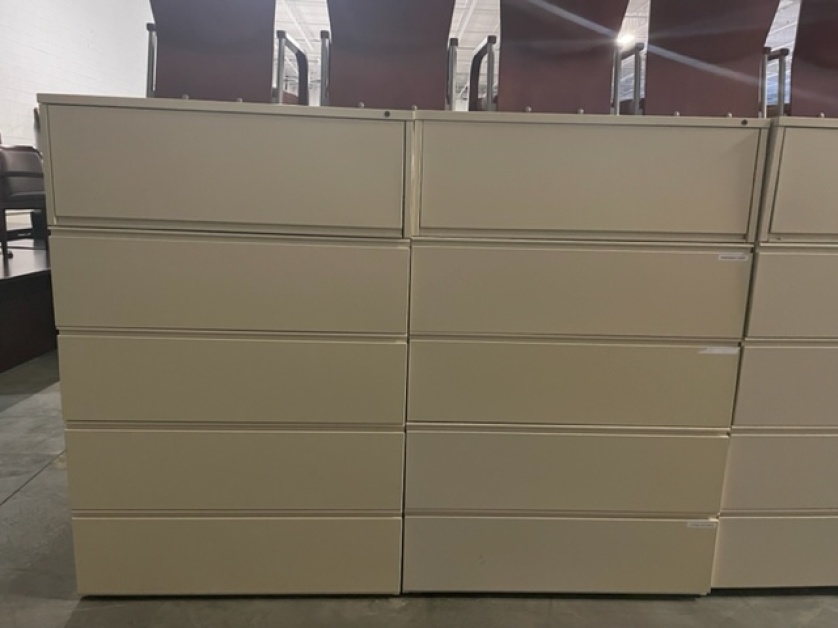 Putty 5-Drawer Metal Lateral Files | Atlanta Office Liquidators ...